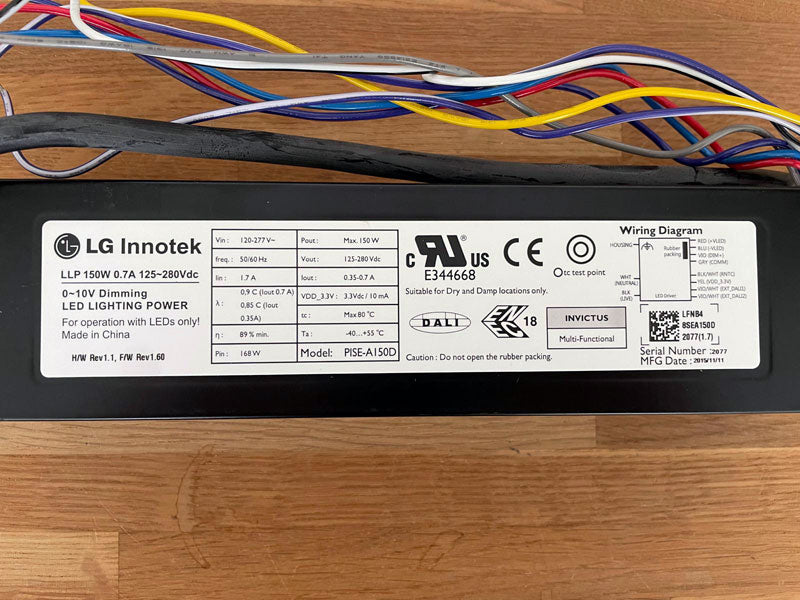 LG Innotek LLP 150W 0.7A 125-280Vdc PISE-A150D – DBL Verlichting - webshop