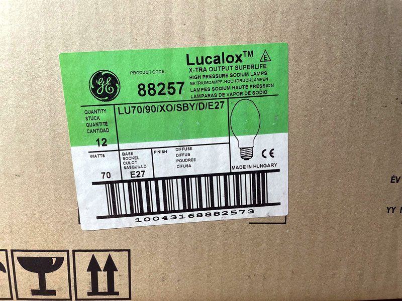 Lucalox LU70/90/XO/SBY/D/E27 88257 - doos 12 stuks – DBL Verlichting ...